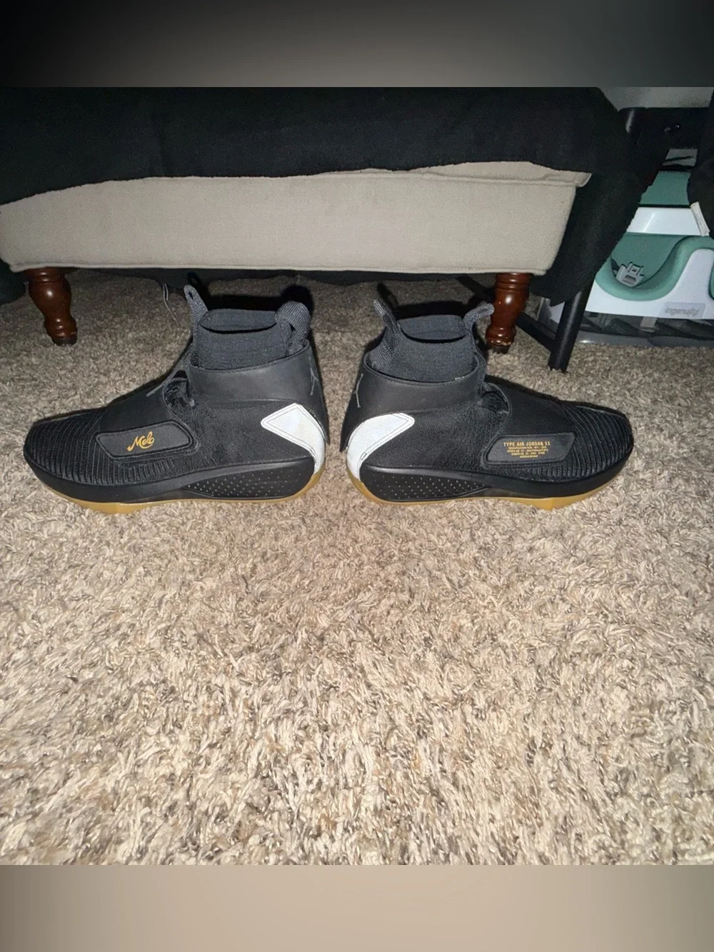 Jordan | Shoes | Used Men Jordan Xx Flyknit Rb Melo Black | Poshmark
